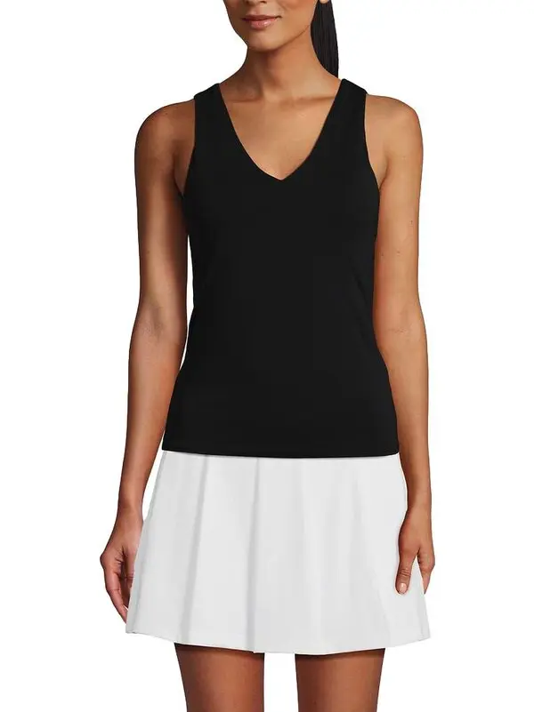 LANDS' END Slender Tank Top - Black