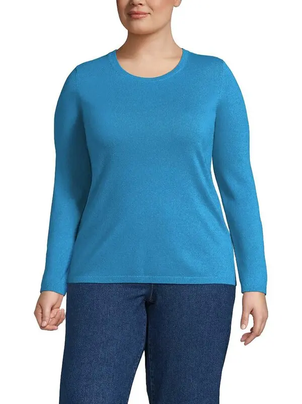 LANDS' END Cashmere Sweater - Cyan