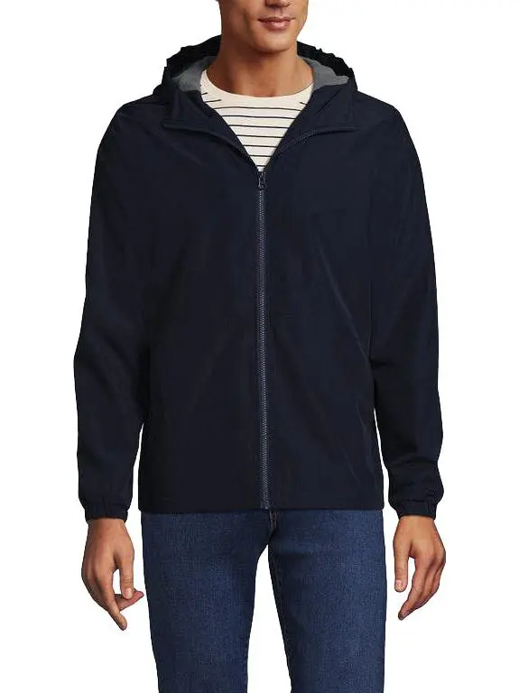 LANDS' END School Uniform Rain Jacket - Classic Navy