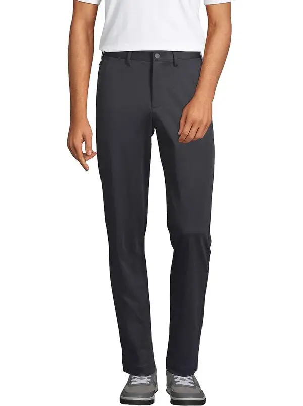 LANDS' END Traditional Fit Flex Performance Golf Pants - Charcoal