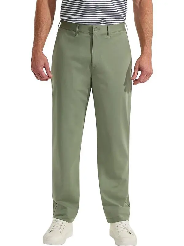 LANDS' END Traditional Fit Flex Performance Golf Pants - Sage