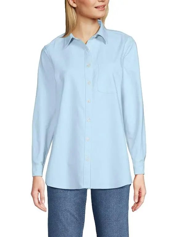 LANDS' END Oxford Shirt - Light Blue Sky