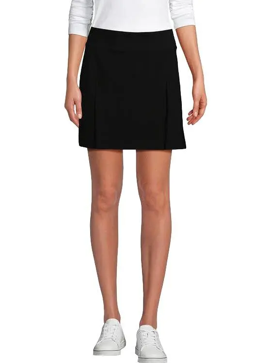 LANDS' END Active Performance Pleated Skort - Black