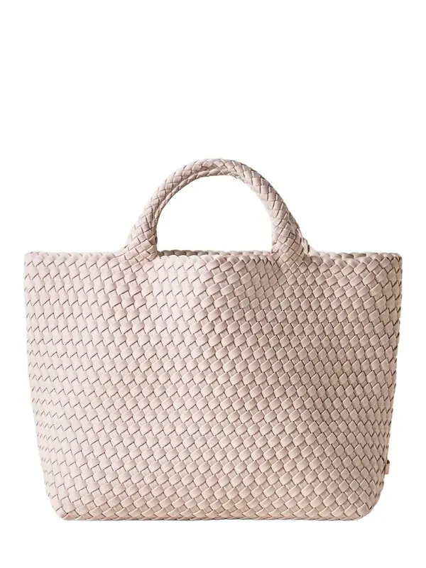 NAGHEDI St. Barths Medium Woven Tote Bag - Shell Pink