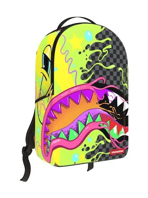 SPRAYGROUND Slime Dime Backpack - Black/grey/green
