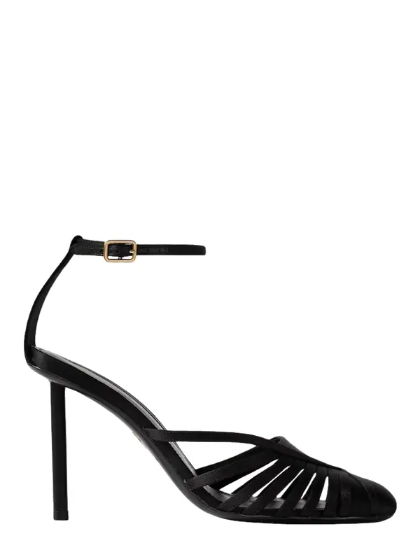 FERRAGAMO Ermelia Satin Pumps - Black