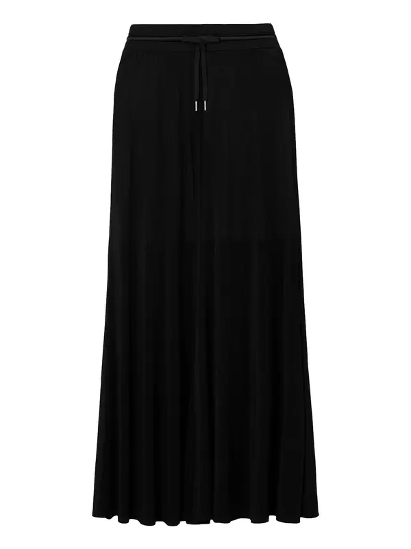 Helmut Lang Stretch-jersey Maxi Skirt - Black