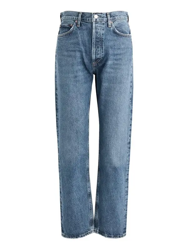 AGOLDE 90s Pinch Waist Straight-leg Jeans - Dark Blue