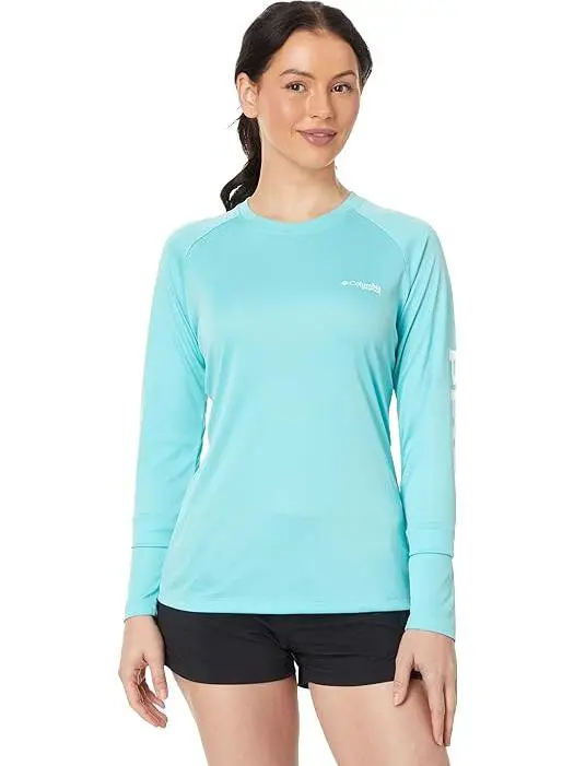 Columbia Tidal Tee Ii Long Sleeve Performance Shirt - Blue
