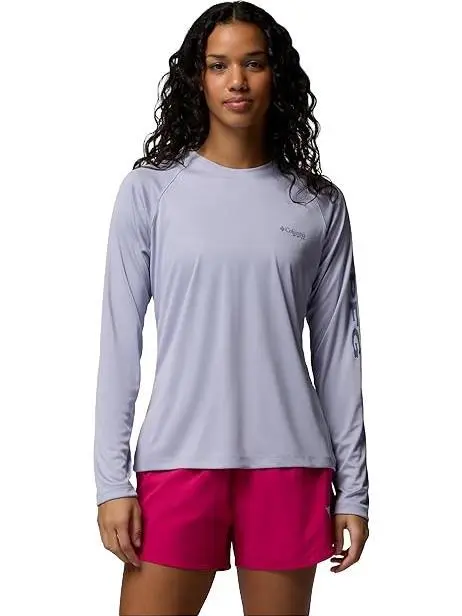 Columbia Tidal Tee Ii Long Sleeve Shirt - Purple