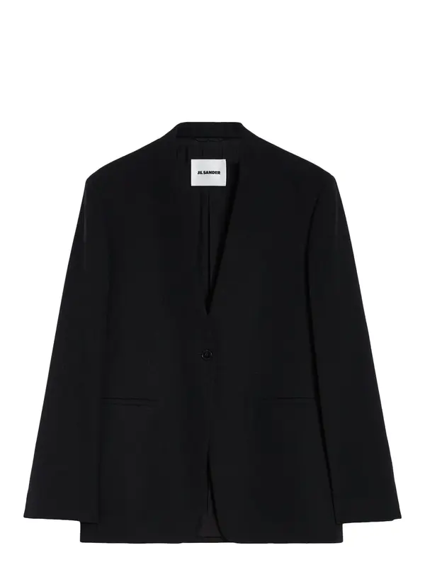 JIL SANDER Tailored Blazer - Black