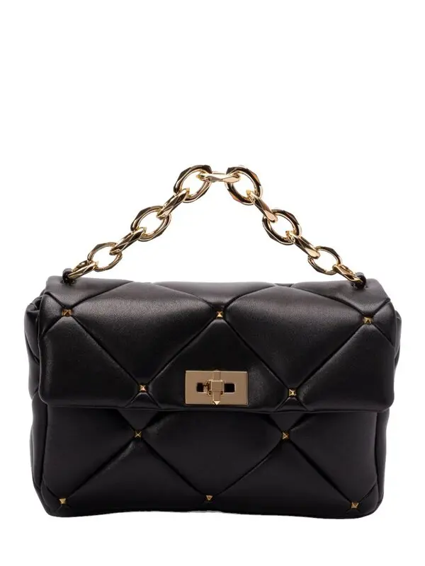 Valentino Garavani Roman Shoulder Bag - Black