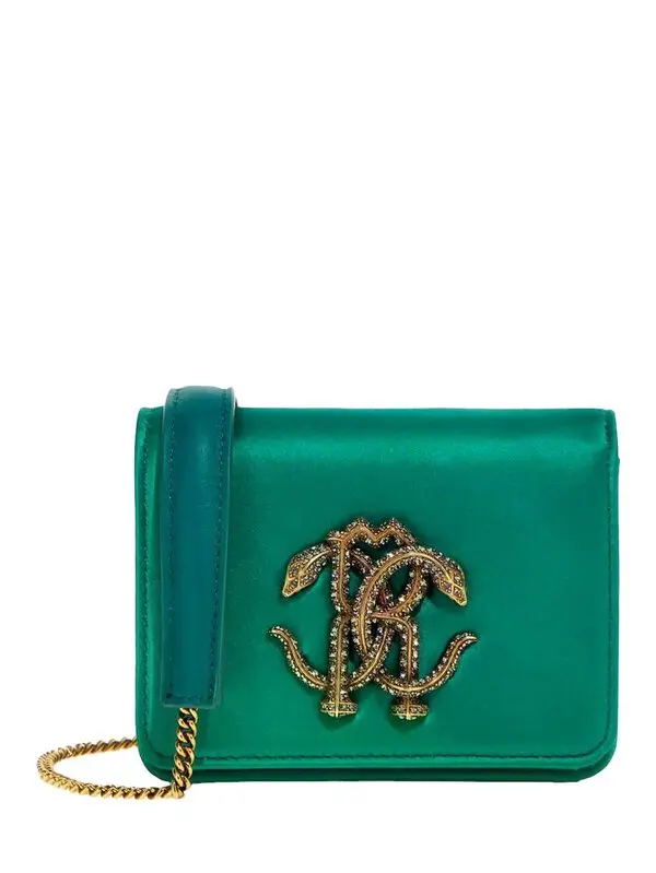 Roberto Cavalli Logo-plaque Mini Bag - Green