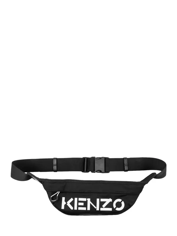Kenzo Sport Logo-print Belt Bag - Black