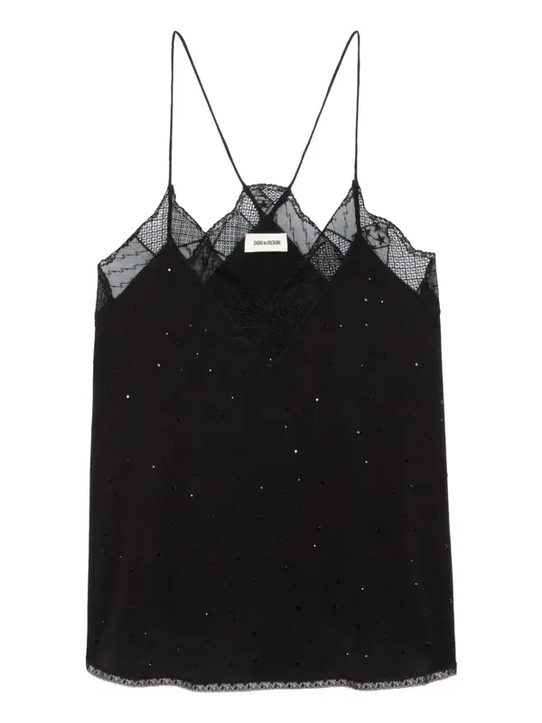 Zadig&Voltaire Christy Silk Top - Black