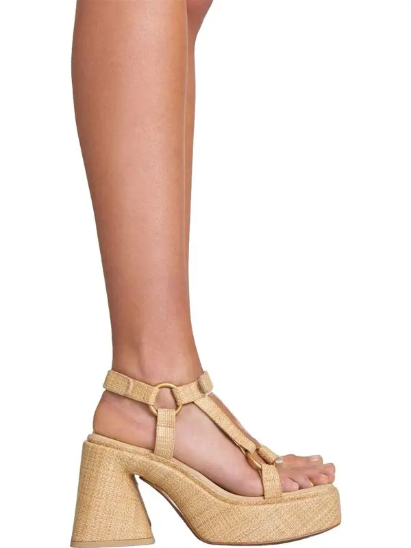Cult Gaia 102mm Erin Sandals - Neutrals