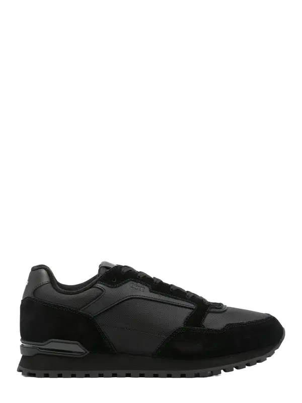 BOSS Panelled Design Sneakers - Black