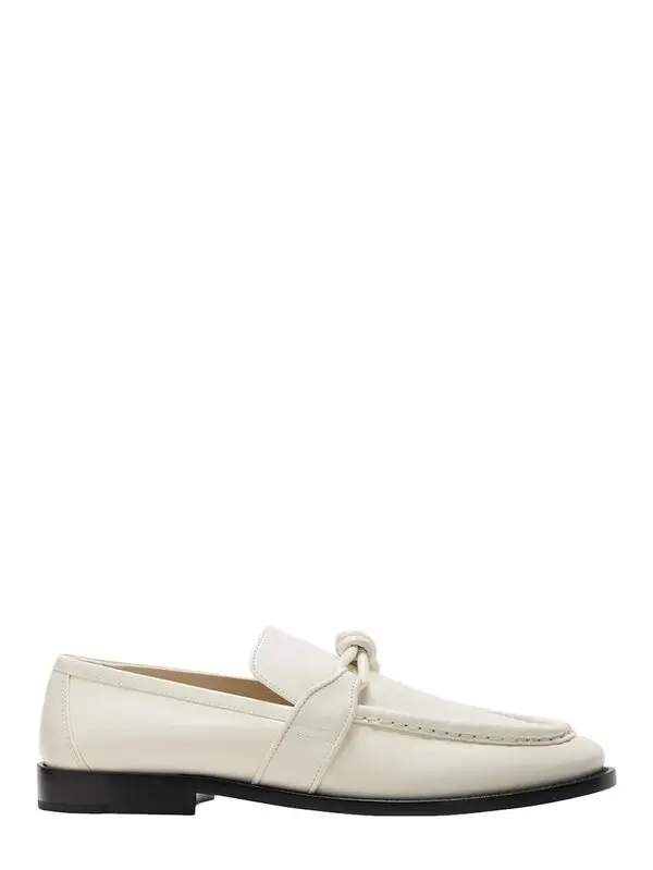 Bottega Veneta Astaire Knot Leather Loafers - String