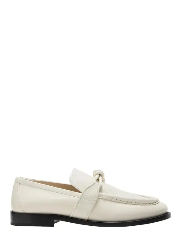 Bottega Veneta Astaire Knot Leather Loafers - String