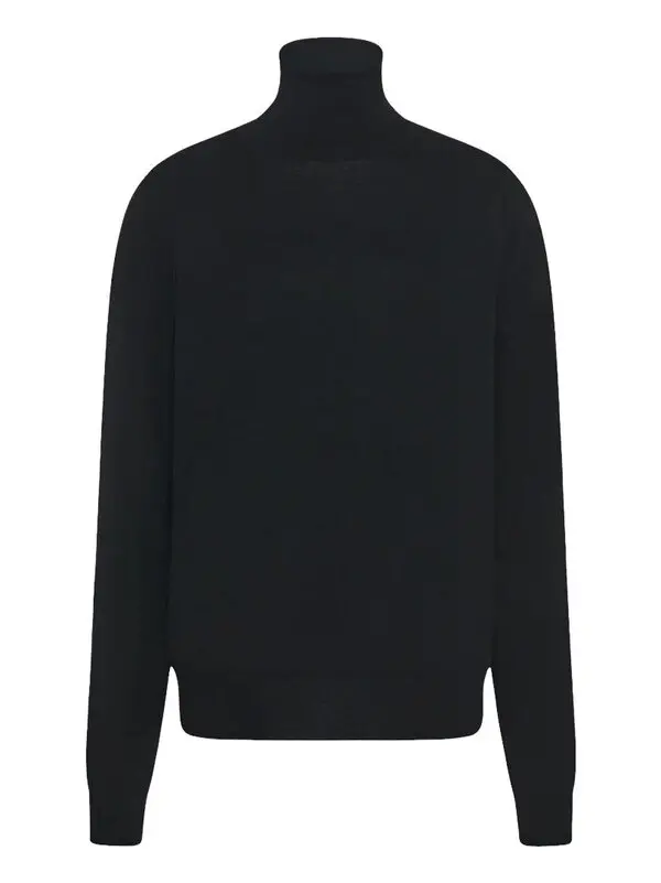 THE ROW Eva Turtleneck - Black