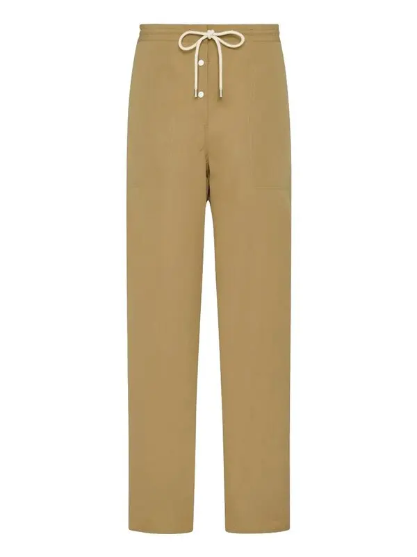 THE ROW Bonnette Pant - Brown Paper