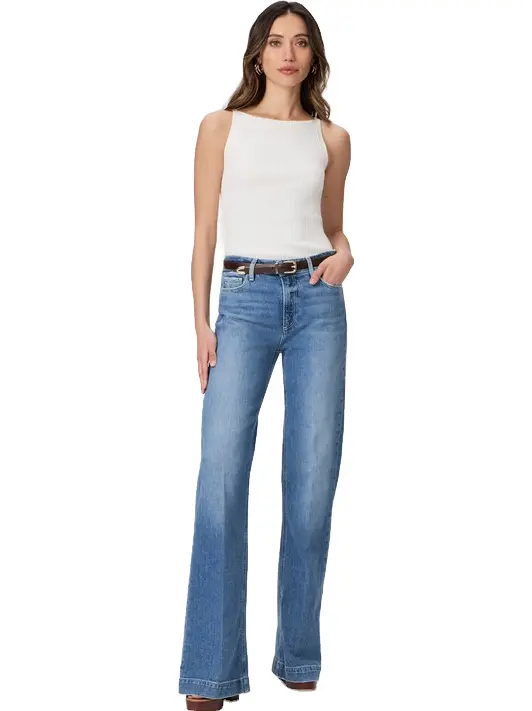 Paige Leenah Wide Leg Jean - Denim