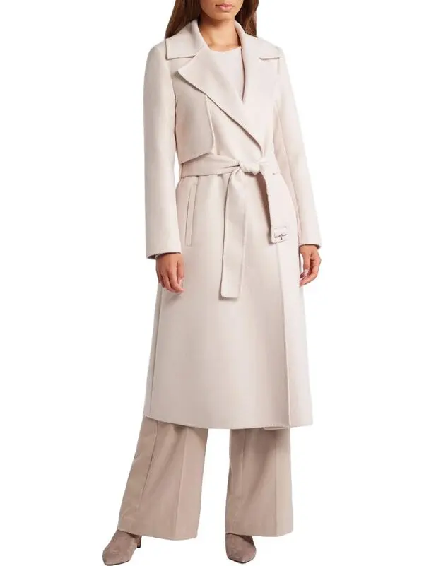 Bcbgmaxazria Belted Trench Coat - Oyster