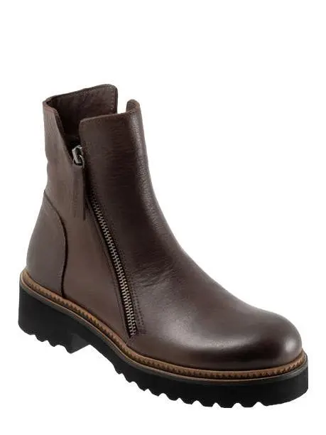 BUENO Ariana Zip-up Boots - Teak