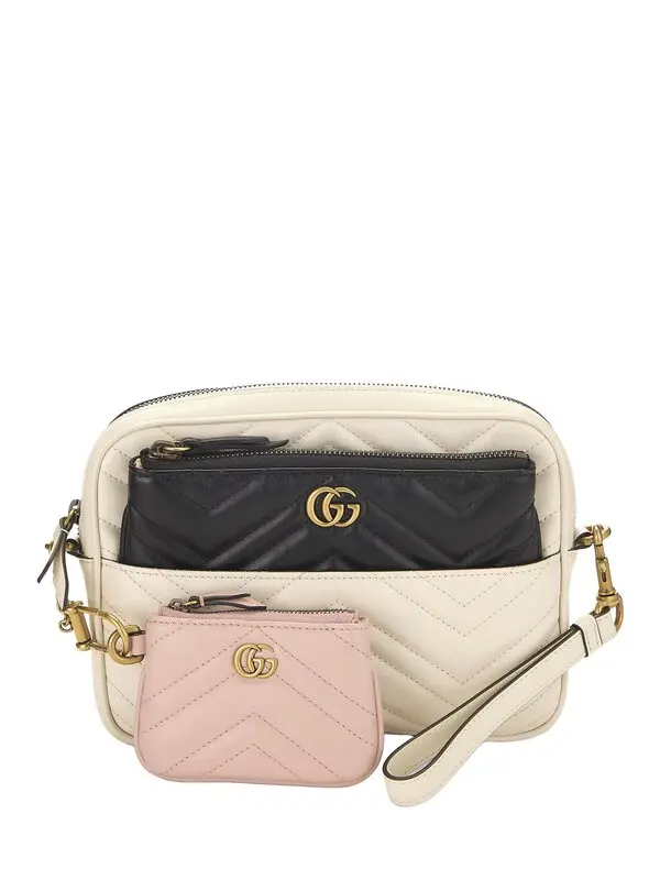 Gucci Gg Marmont Convertible -use Bag - Multi