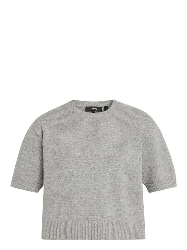 Theory Cashmere Cropped T-shirt - Husky - Pg