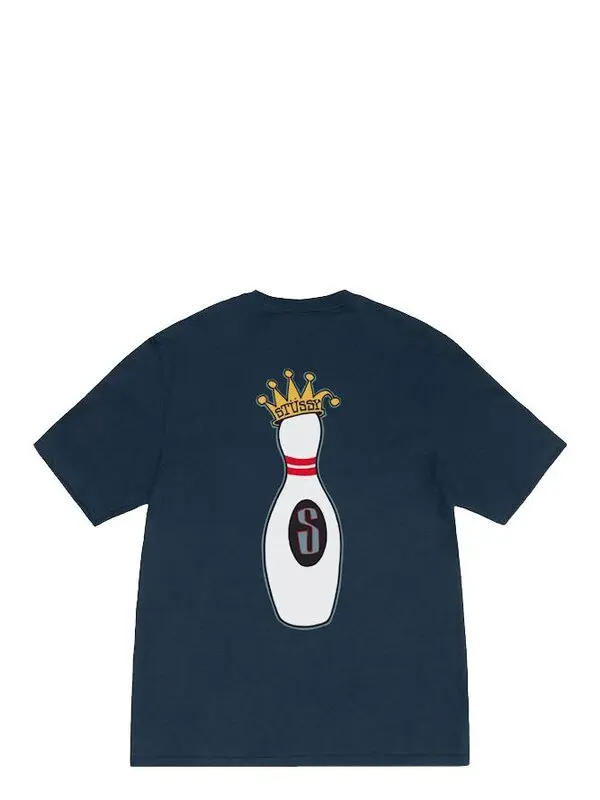 StÜssy Kingpin Tee Shirt - Navy Blue