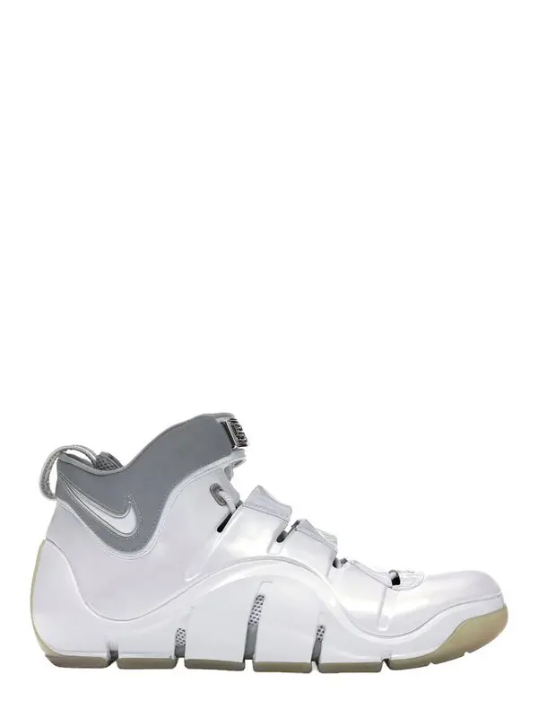 Nike Lebron 4 Chrome Sneakers - White/reflective Silver