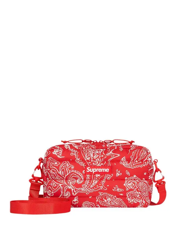 Supreme Puffer Side Bag - Red