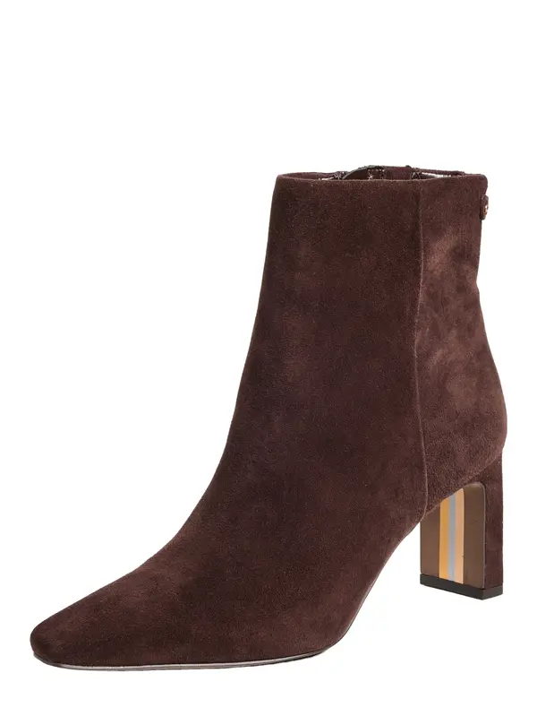 Sam Edelman Saige Ankle Booties - Dark Brown