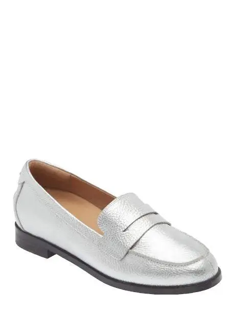 FRANKIE4 Franklin Penny Loafer - Silver Tumbled