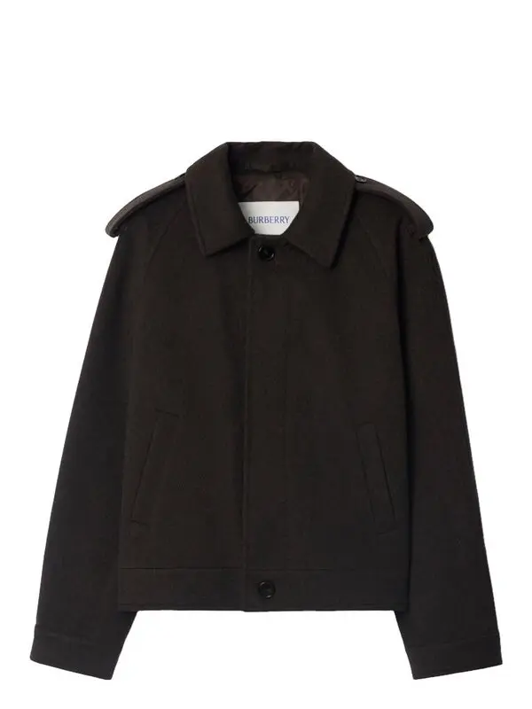 Burberry Cashmere Jacket - Cog Brown Melange