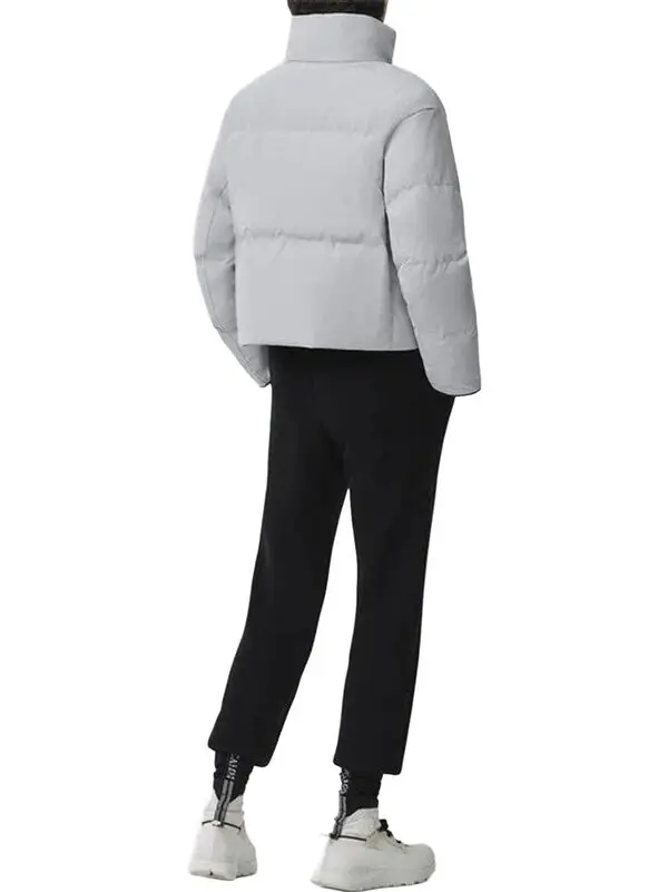 Canada Goose Grandview Cropped Jacket Label - Gray