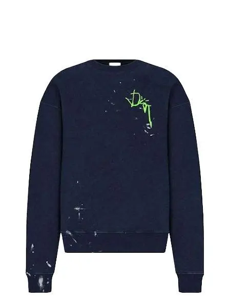 Dior Oversized Sweatshirt - Navy Blue