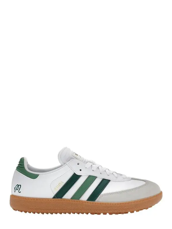 Adidas Samba Golf Sneakers - White/core Green/preloved Green
