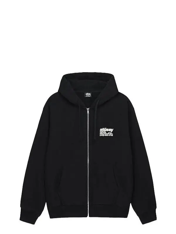 StÜssy Dna Zip Hoodie - Black