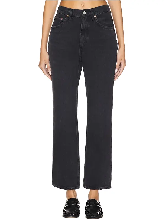AGOLDE Valen Mid-rise Straight Jeans - Hitch