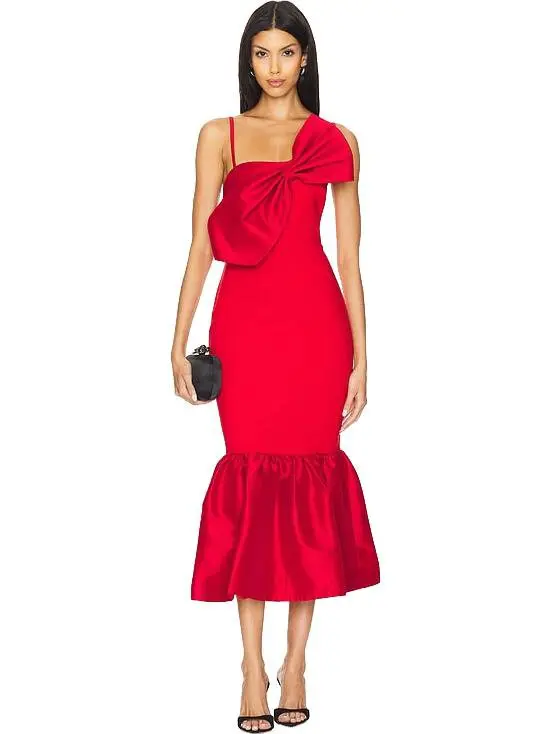 Likely Patti Midi Dress - Scarlet