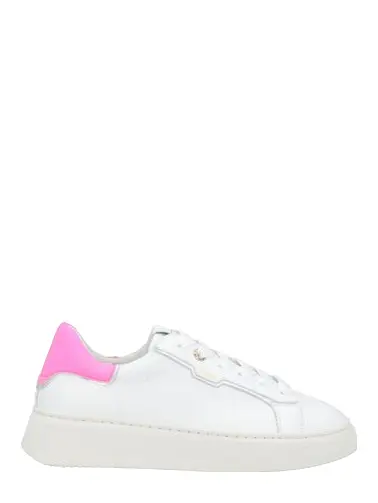 ED PARRISH Leather Sneakers - White