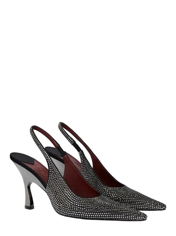 Stella McCartney 90mm Elsa Slingback Pumps - Black