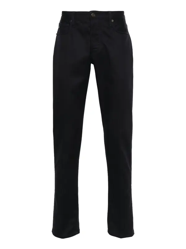 Emporio Armani Tapered Trousers - Blue