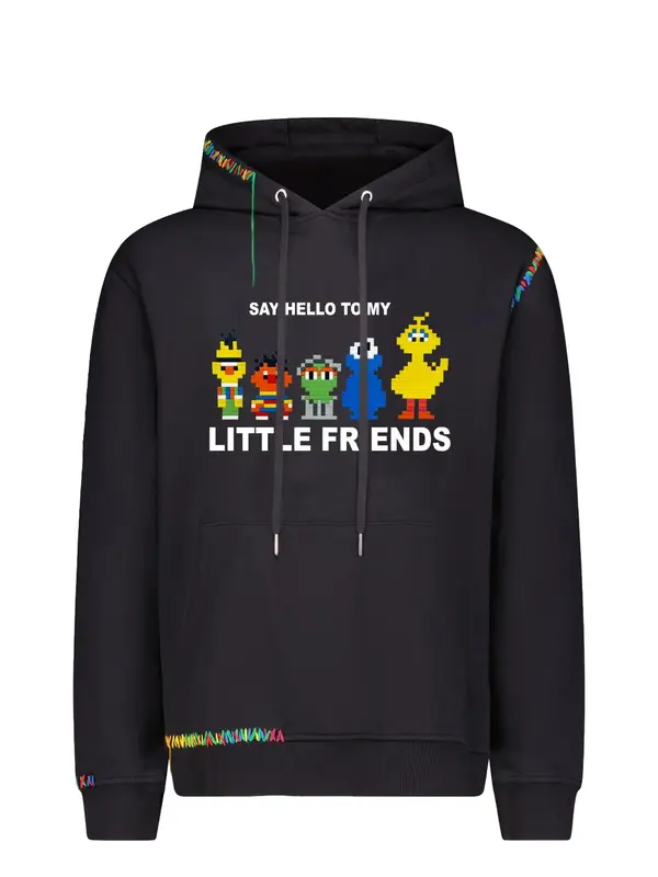 MOSTLY HEARD RARELY SEEN Little Friends Hoodie - Black