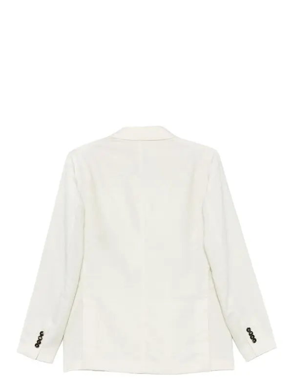DELL'OGLIO Double-breasted Blazer - White