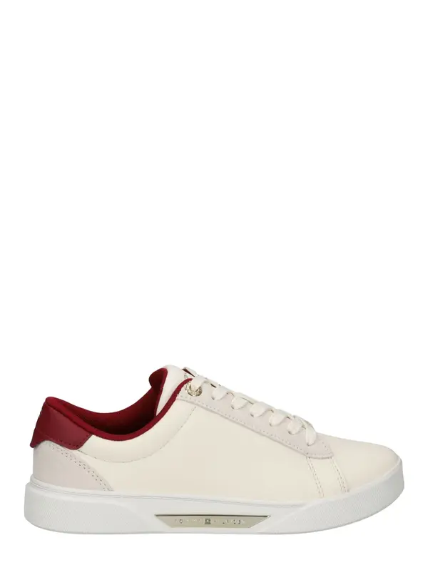 Tommy Hilfiger Leather Sneakers - White
