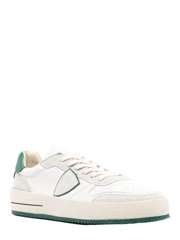 Philippe Model Panelled Sneakers - White