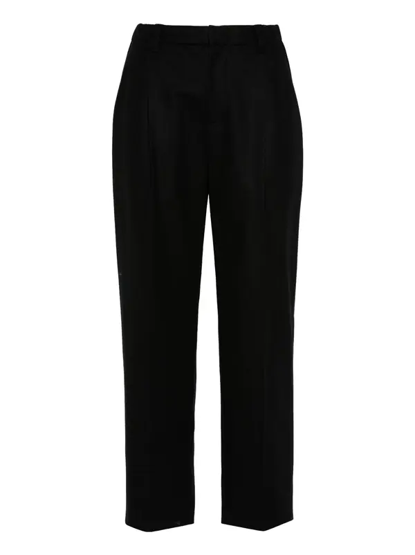 Brunello Cucinelli Felted Trousers - Black